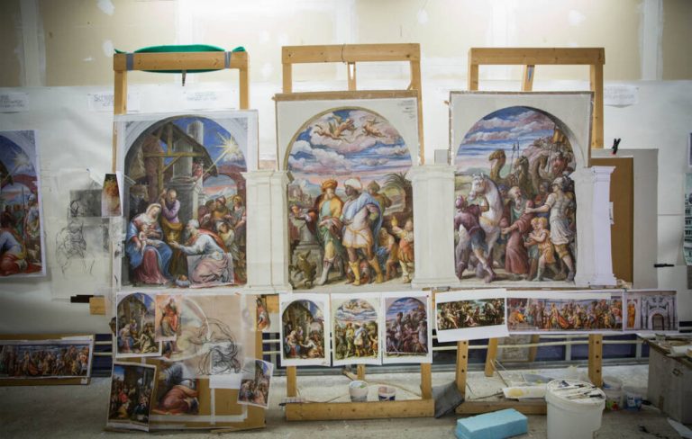 Residenzschloss Dresden: Fresken am Altan bald fertig - Dresden Magazin